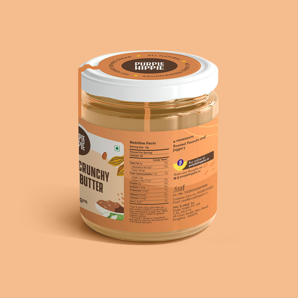 Sweet & Crunchy Peanut Butter – PURPLE HIPPIE